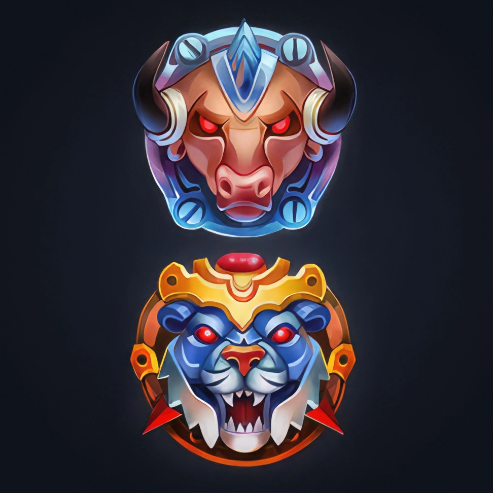 Fighting Game Icons & Logos | Chrono Strike mobile game
