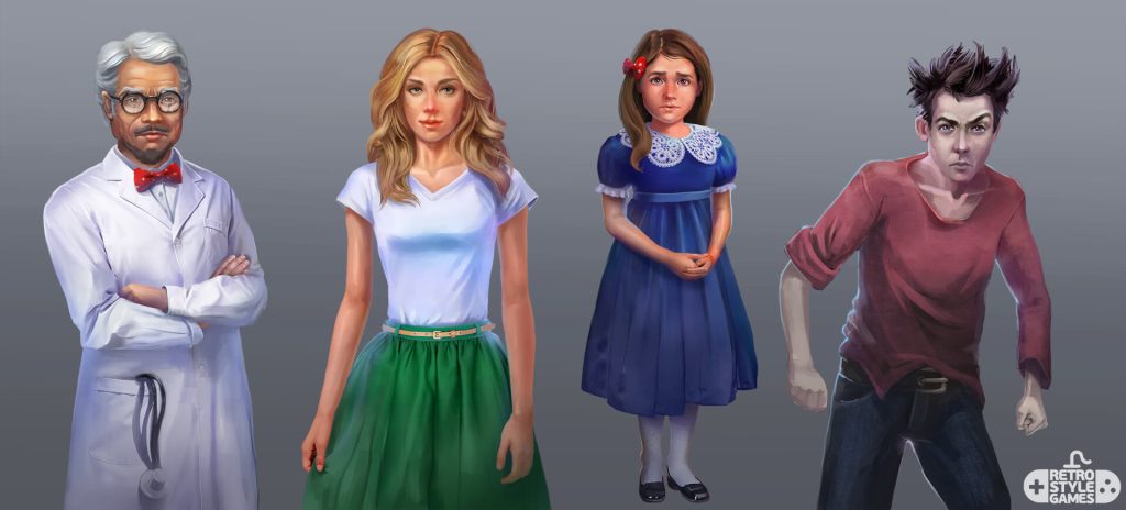 2D Game Backgrounds & Characters | Adventure Escape: Asylum