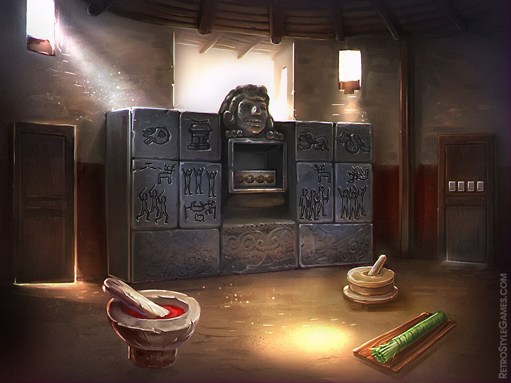 Designing 2D Backgrounds for Puzzle-Adventure Game