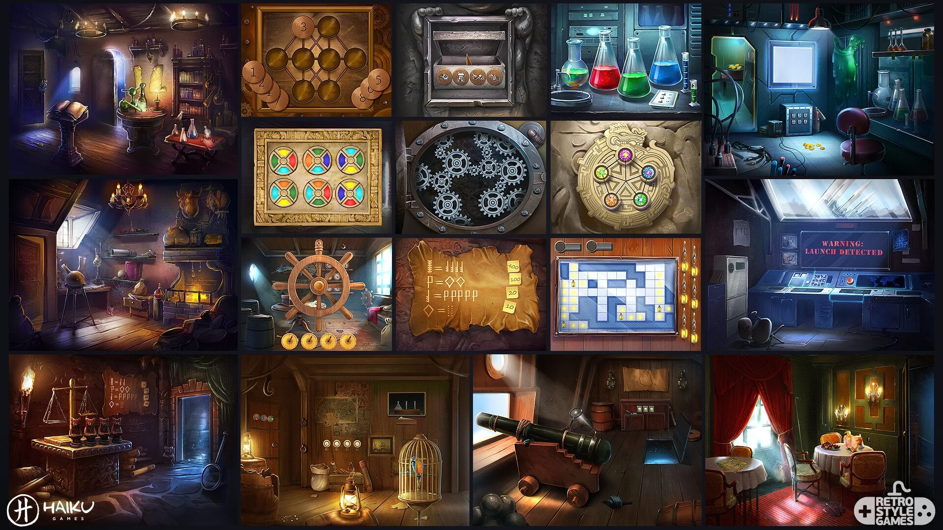 Designing 2D Backgrounds for Puzzle-Adventure Game