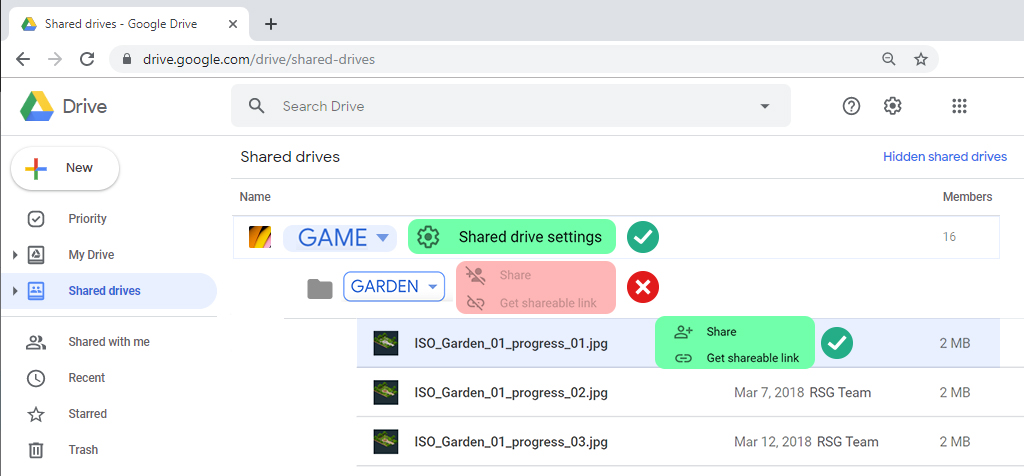 Shared Drive Vs. Google Drive (Game Development Company Experience)