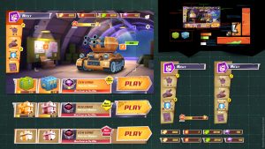 Game Lobby UI Design for Mobile Games | Tanks Brawl
