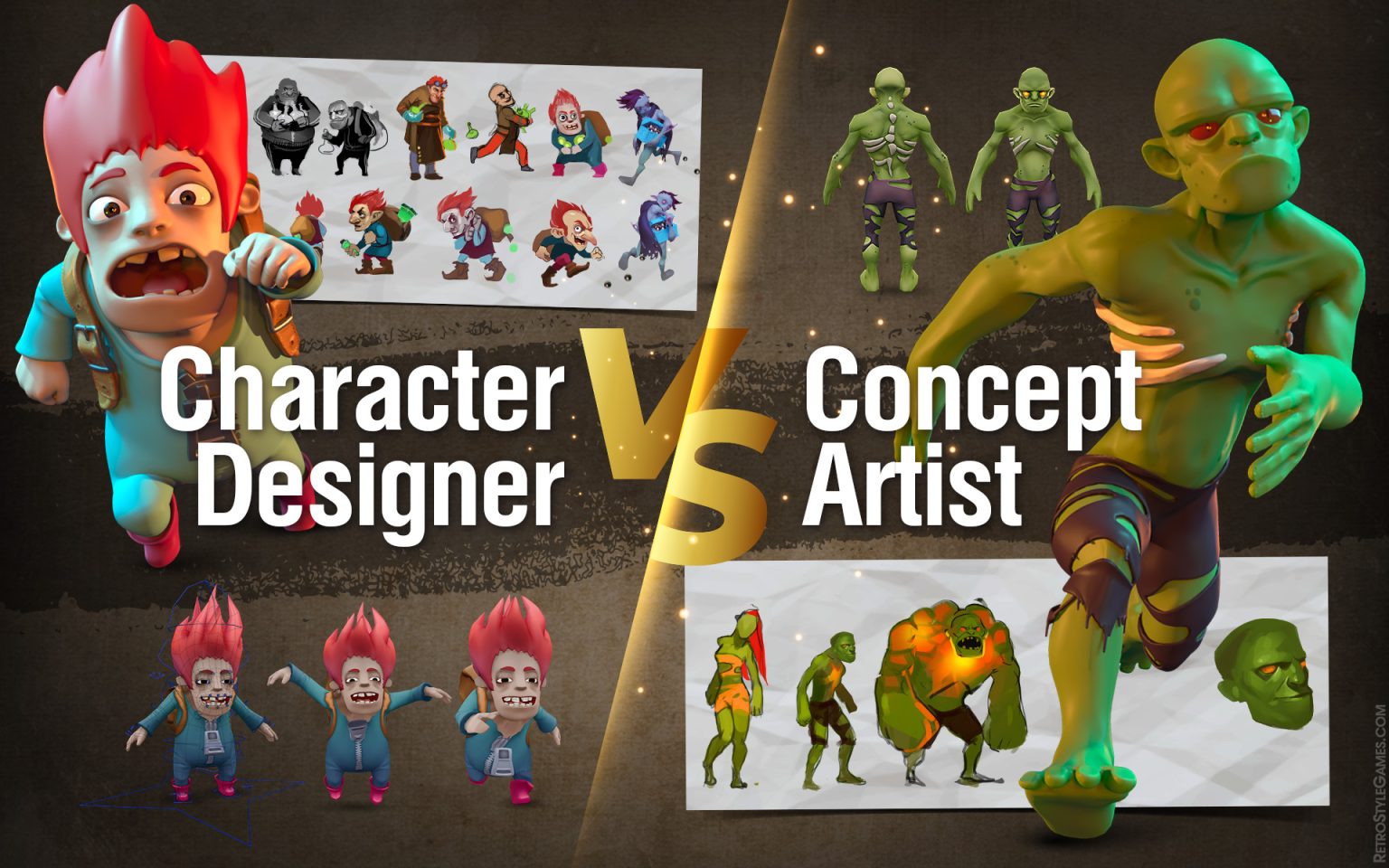 Different Types of Concept Art & Where Styles Used