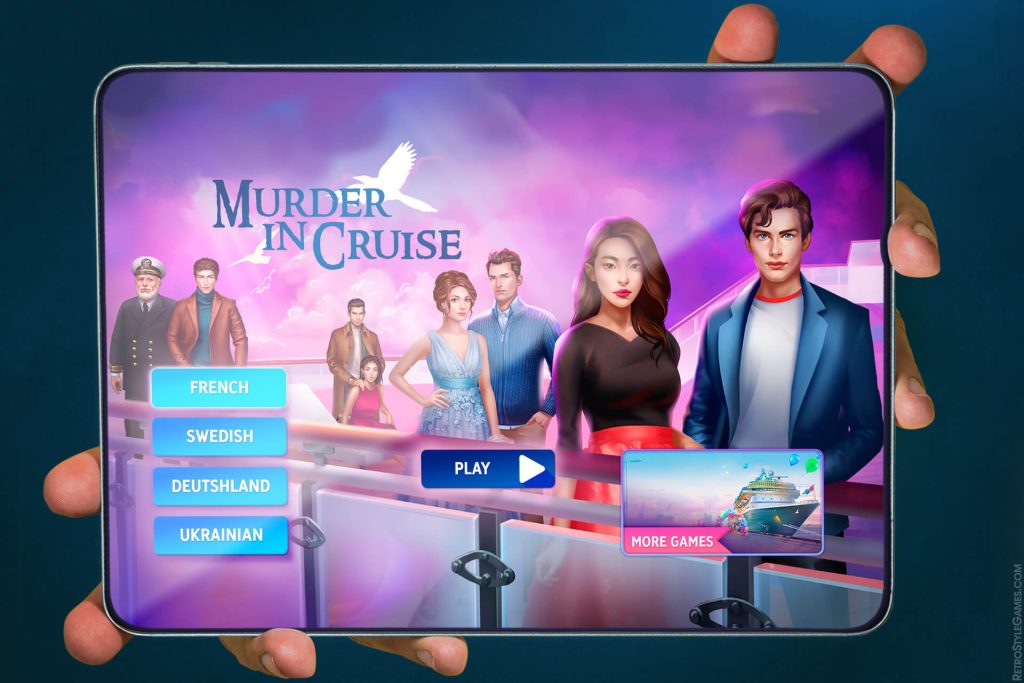Mystery Game Backgrounds & Characters Design for Mobile Game