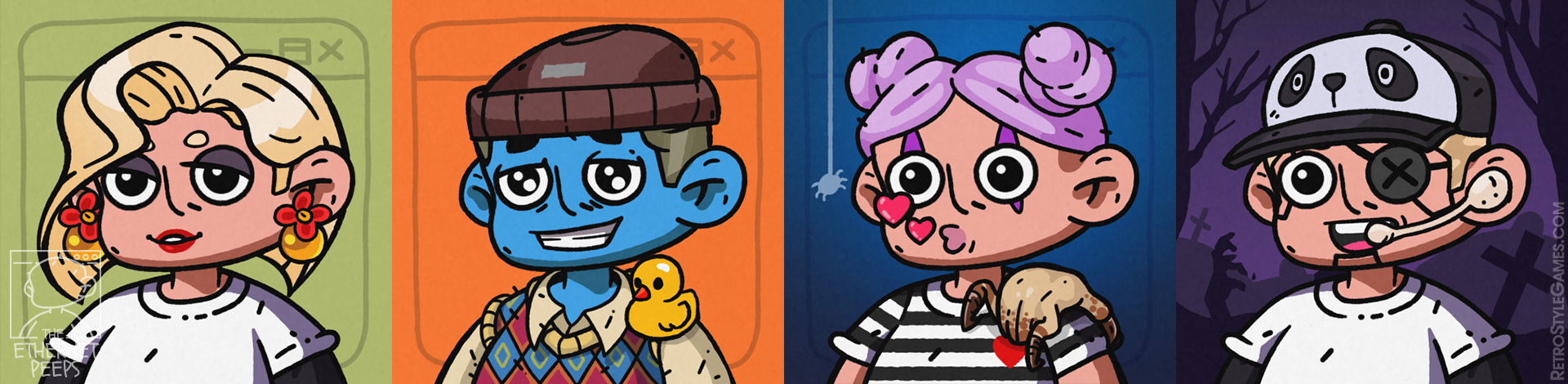 NFT Art Samples: Unique Digital Assets - RetroStyle Games