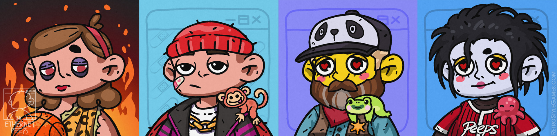 NFT Art Samples: Unique Digital Assets - RetroStyle Games