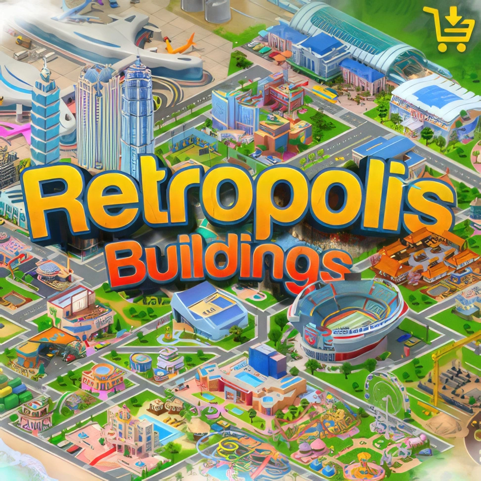Isometric City Sprites for Town Building Game | Assets Pack