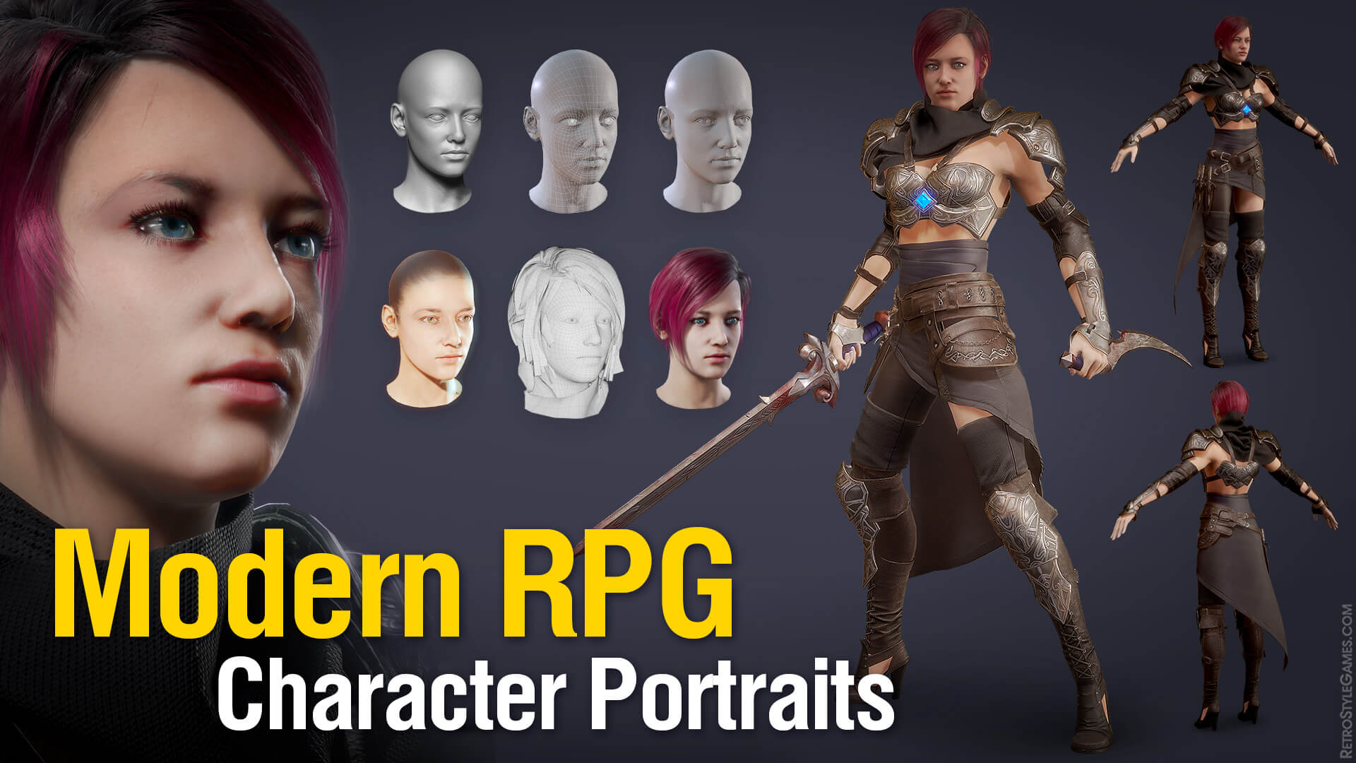Modern RPG Character Portraits