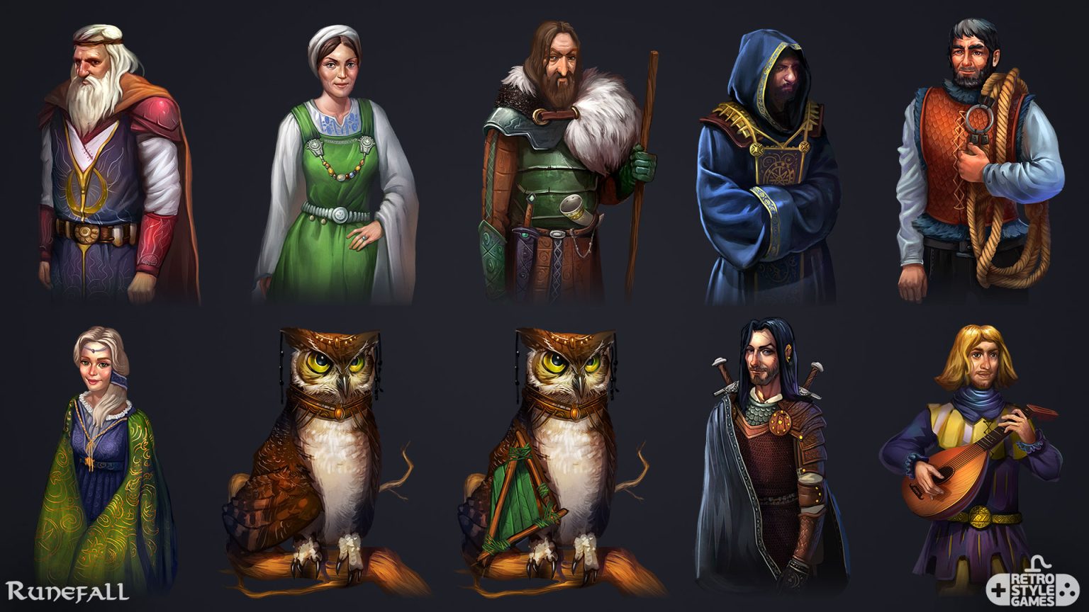 Successful Examples of 2D Characters in 3D Environments