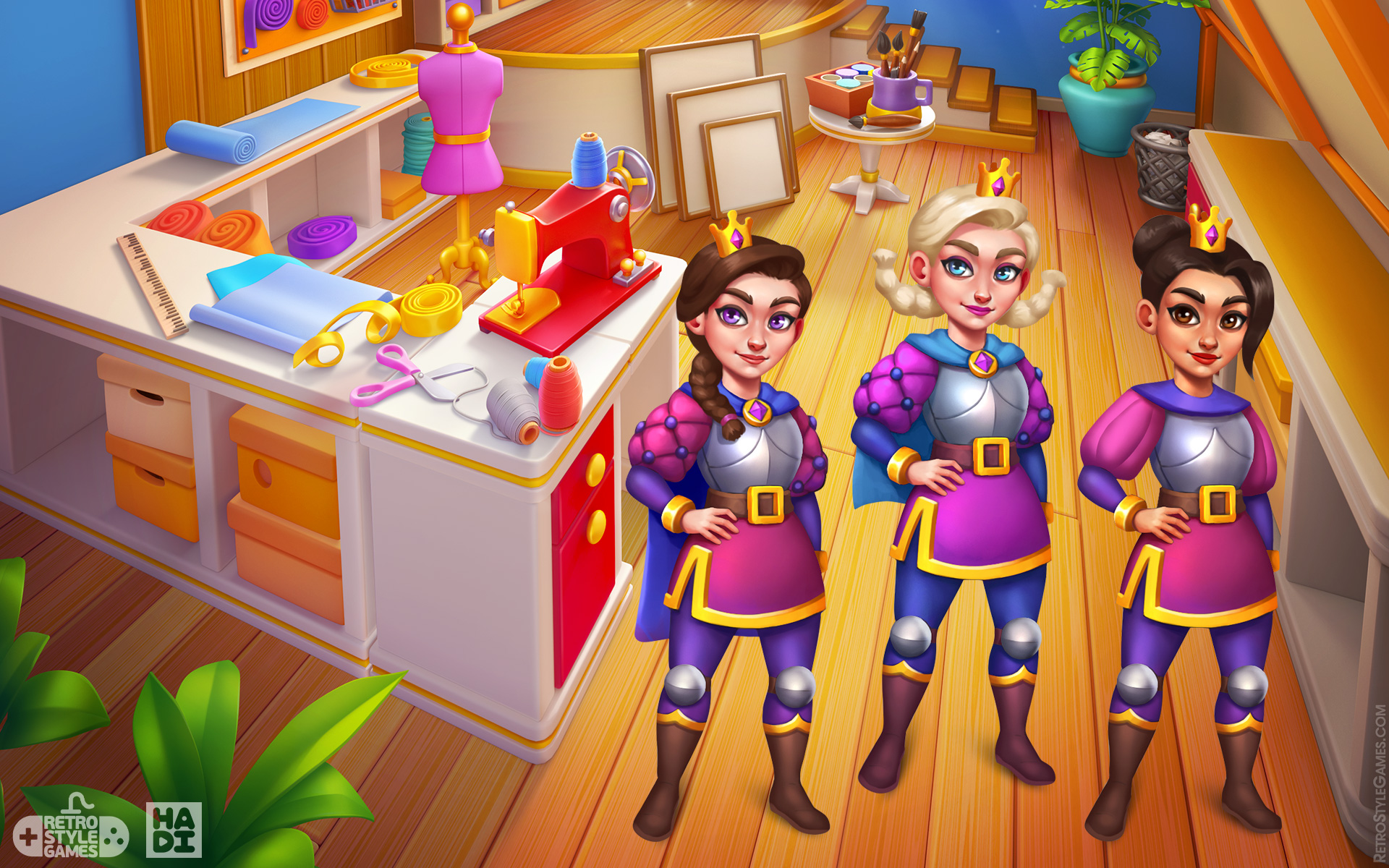 Successful Examples of 2D Characters in 3D Environments