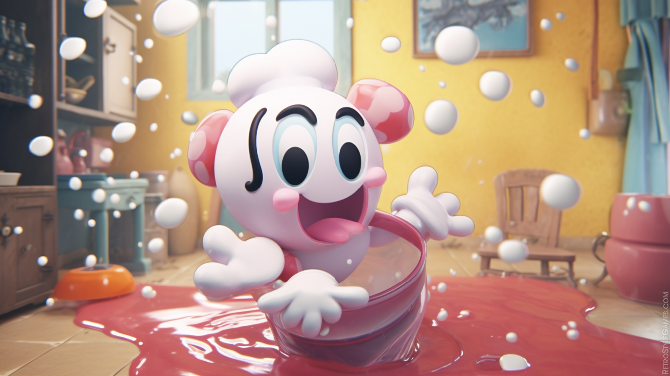 Successful Examples of 2D Characters in 3D Environments