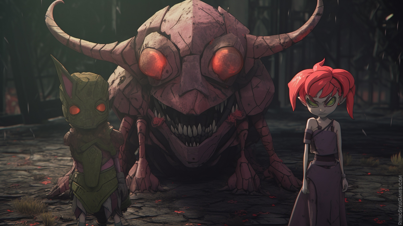 Successful Examples of 2D Characters in 3D Environments