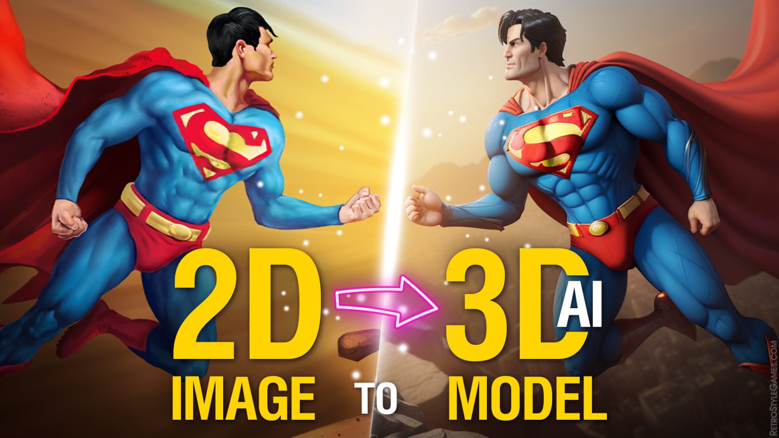 2D Image to 3D Model AI Render: Process with Stable Diffusion