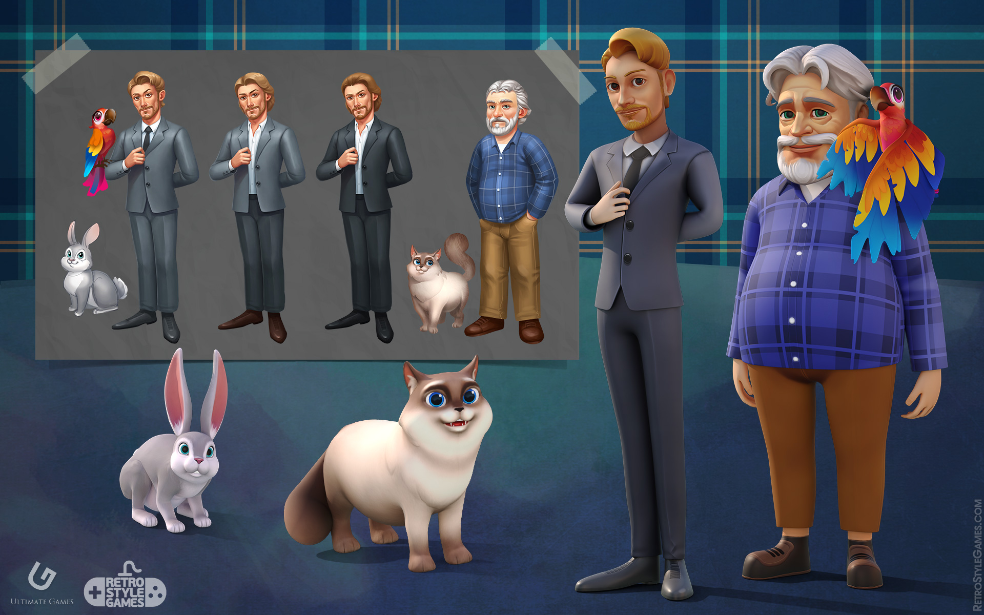 Character Design Sheets for Video Games