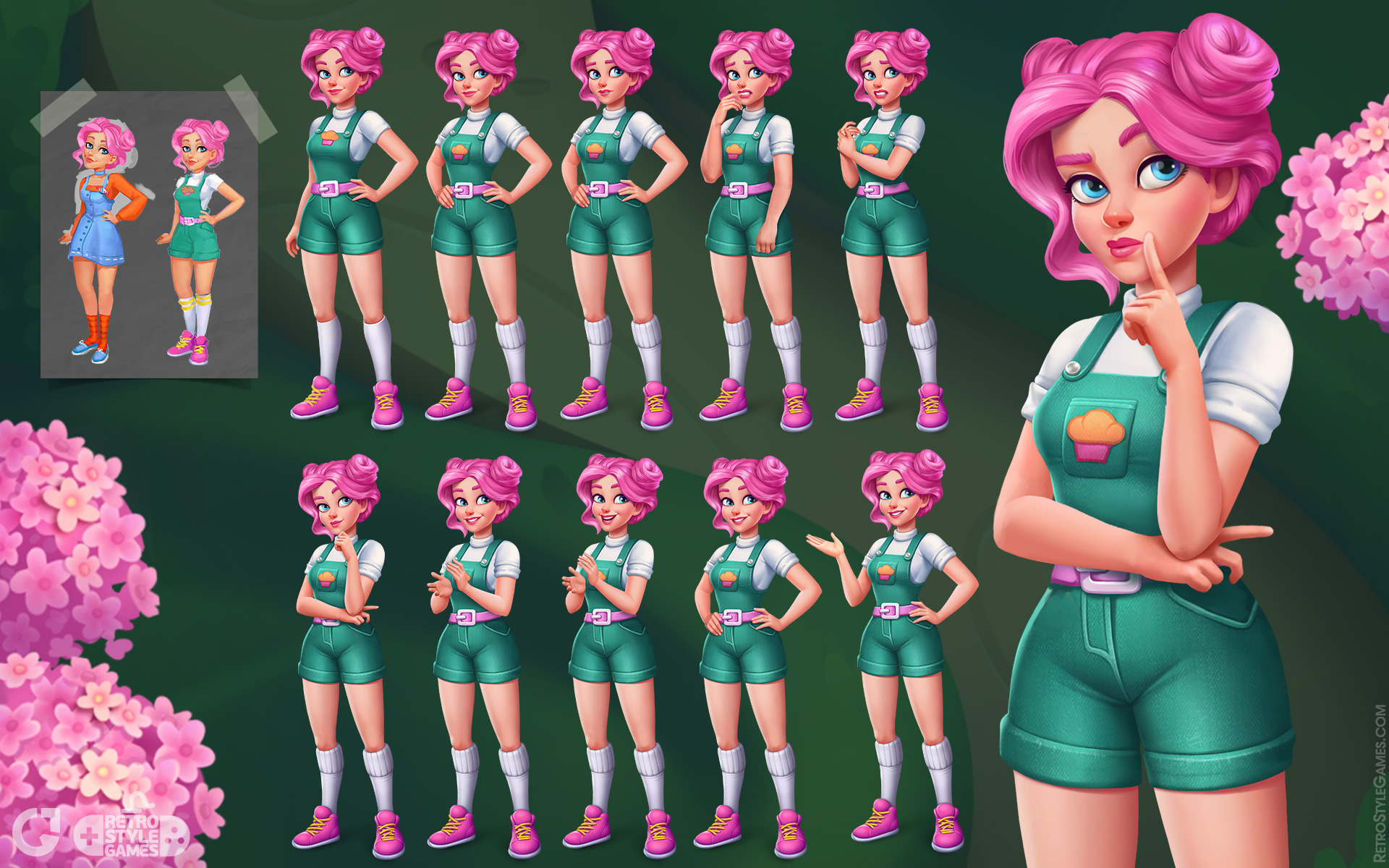 Character Design Sheets for Video Games