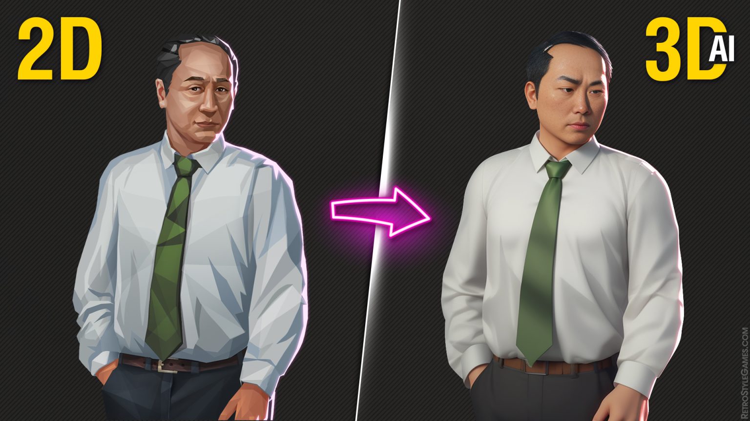 2D Image to 3D Model AI Render: Process with Stable Diffusion