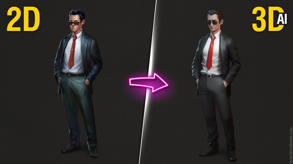 2D Image to 3D Model AI Render: Process with Stable Diffusion