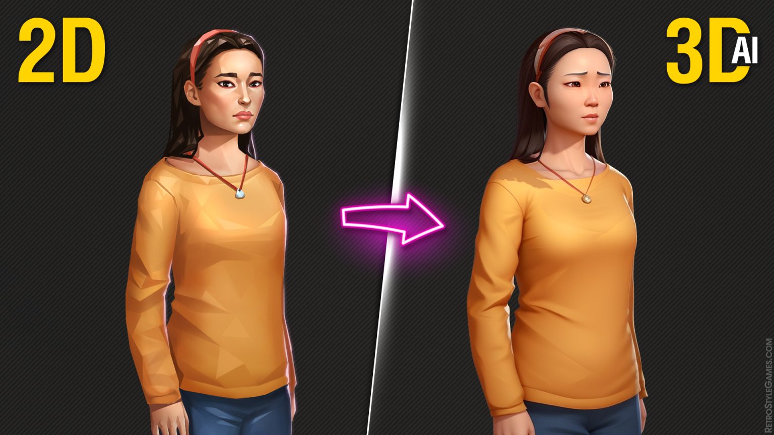 2D Image to 3D Model AI Render: Process with Stable Diffusion