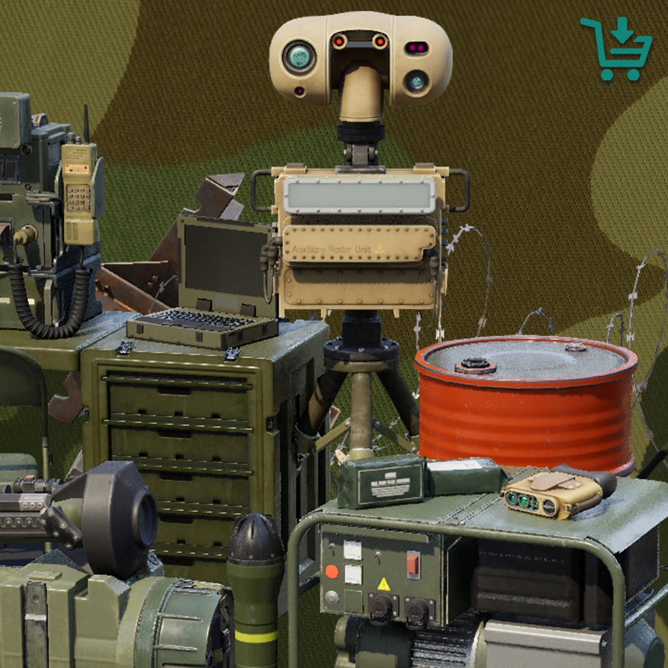 3D Military Asset Pack | Weapon Models for Your Game