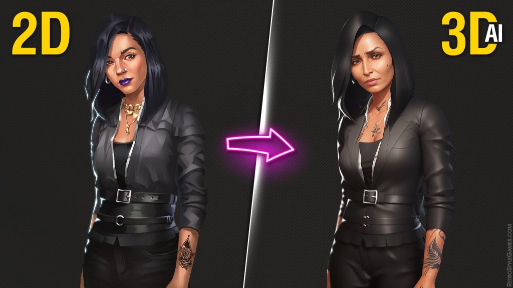 2D Image to 3D Model AI Render: Process with Stable Diffusion