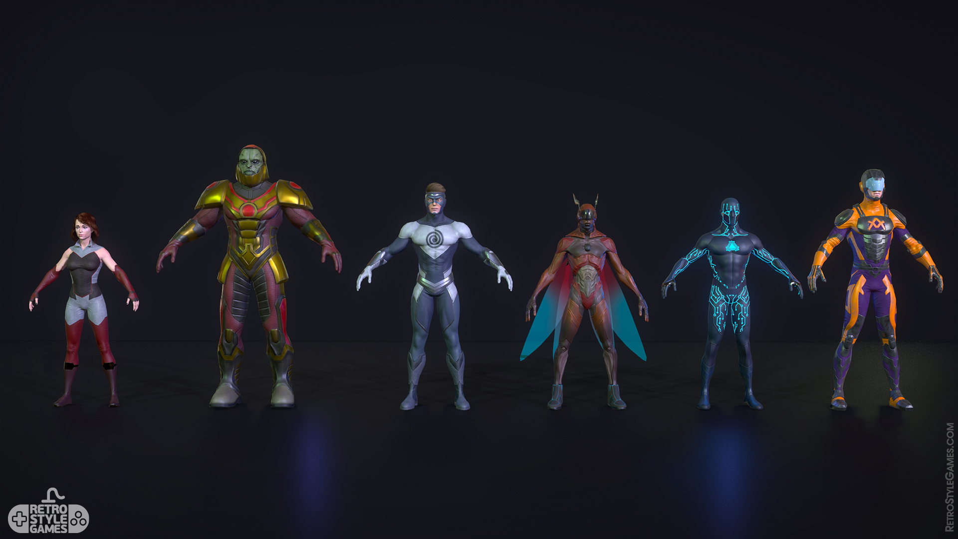 Character Design Studio | RetroStyle Games