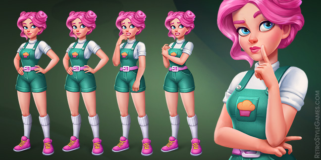 2D Game Character Design Services Studio | RetroStyle Games
