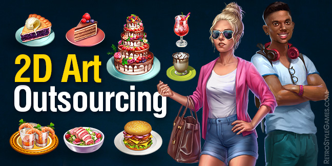 2D Game Art Outsourcing Services | RetroStyle Games