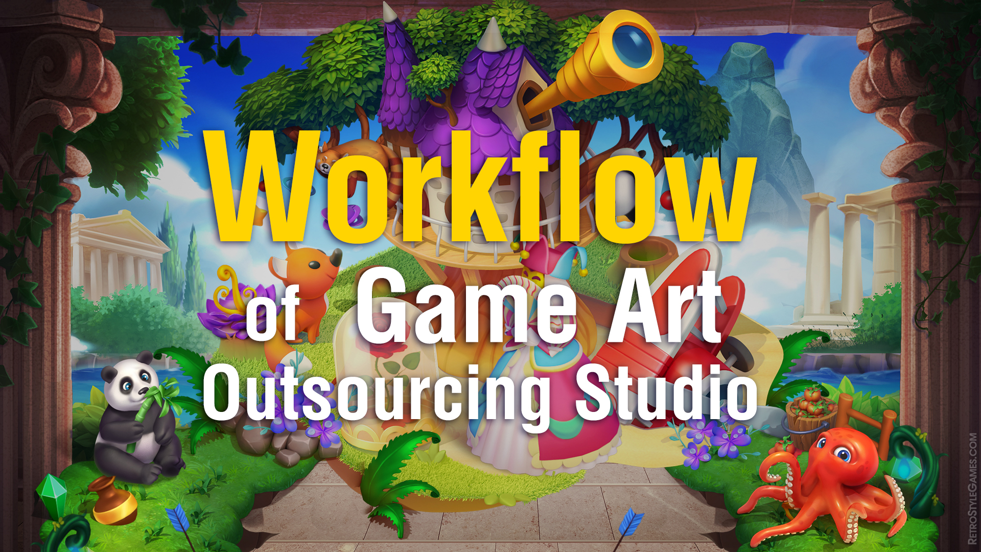 Workflow of Game Art Outsourcing Studio