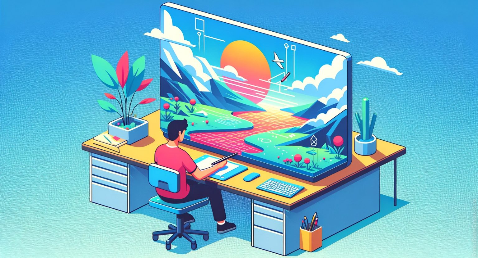 Vector Game Art: Principles, Implementation, Challenges & Solutions