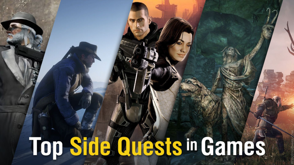 Top 9 Side Quests in Games | Research From Game Art Company