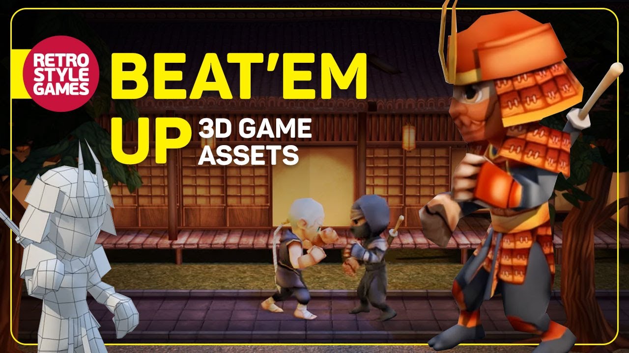 Beat 'em up 3D Game Assets for Unity demo