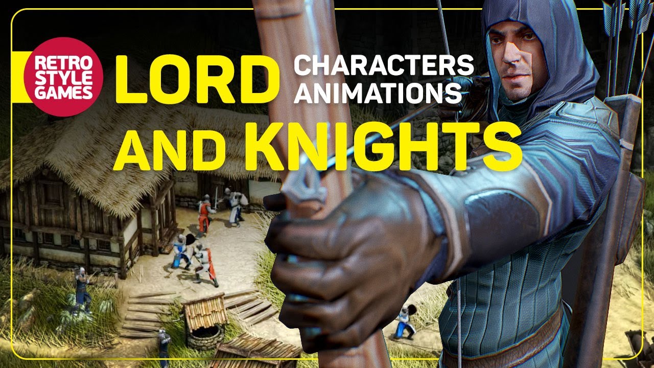 Lord and Knights - Isometric Characters Animations - RetroStyle Games