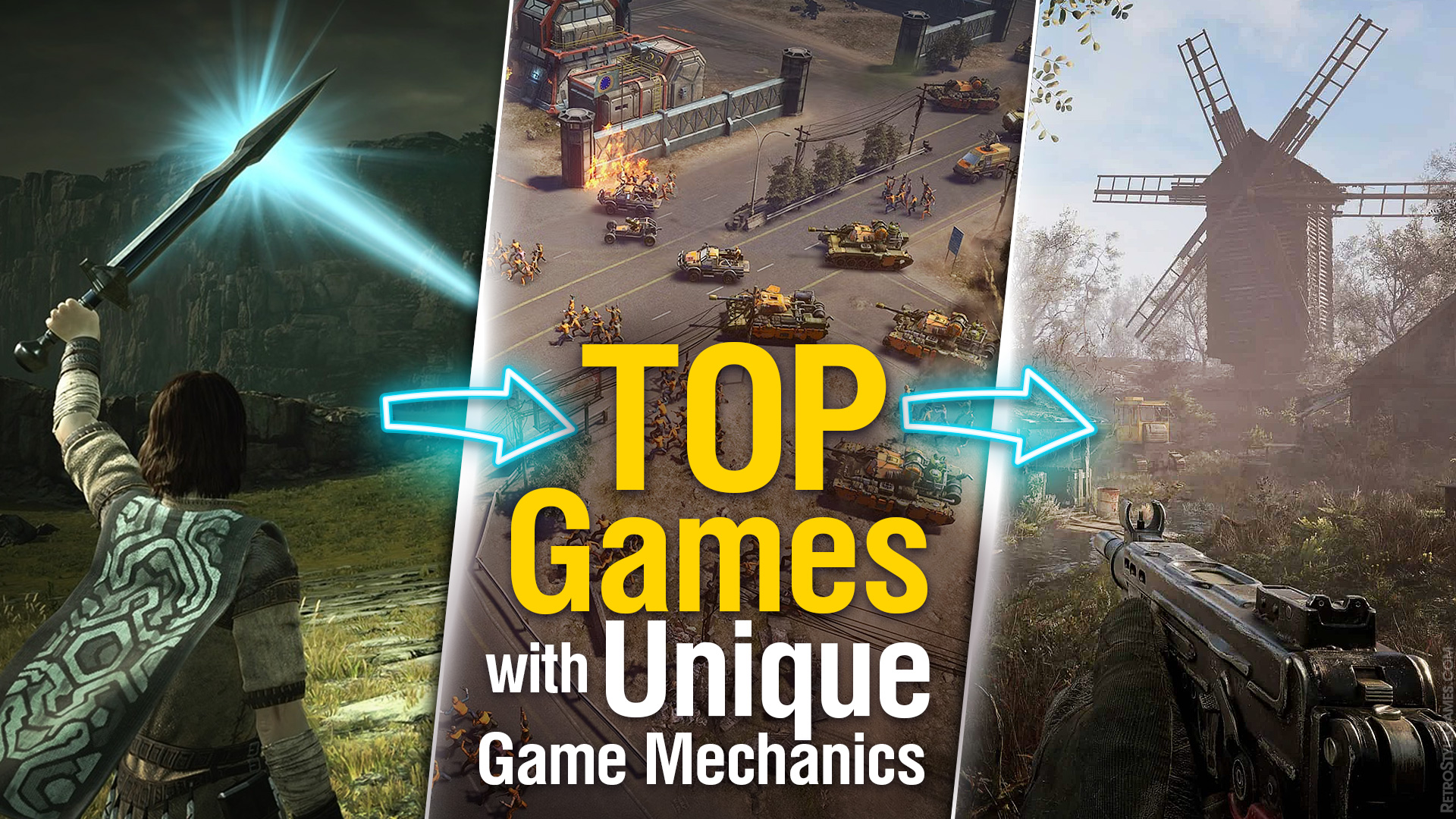 TOP Games with Unique Game Mechanics - RetroStyle Games