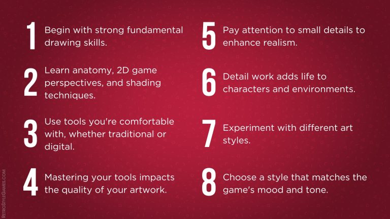 Best 2D Art Styles for Games - RetroStyle Games