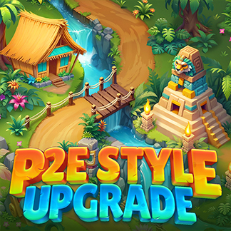 Mobile Game UI/UX Redesign | Play-to-Earn App Art & Maps